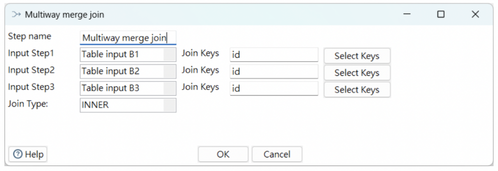 Pentaho ETL 實作技巧：無共通欄位資料合併 Merge join & Multiway merge join - 歐立威科技