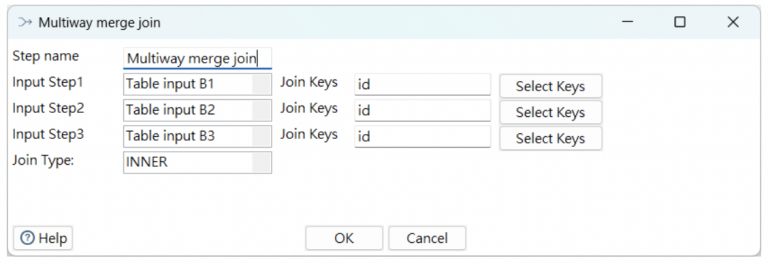 Pentaho ETL 實作技巧：無共通欄位資料合併 Merge join & Multiway merge join - 歐立威科技